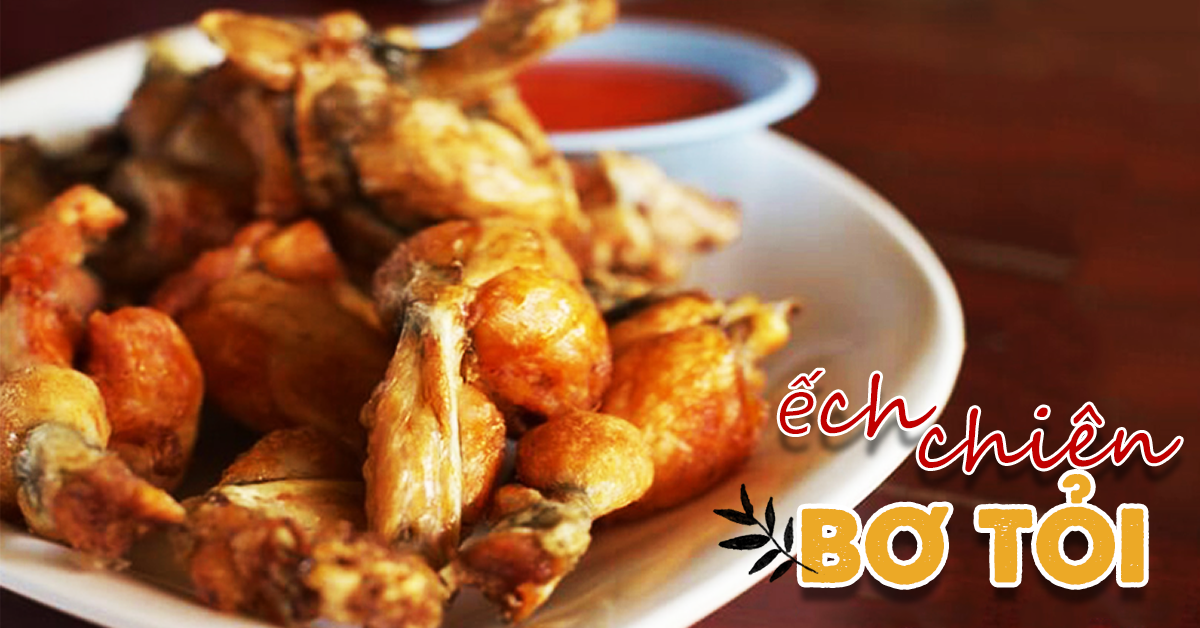 Cách làm ếch chiên bơ giòn tan, thơm nồng góc bếp