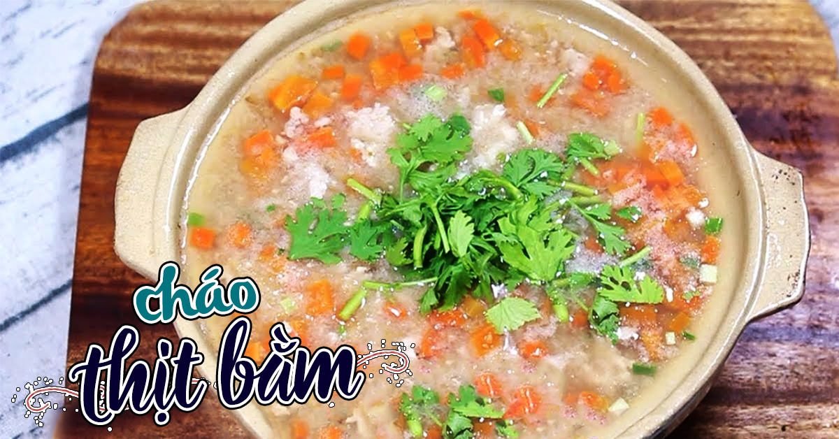 Cách nấu cháo thịt bằm giải cảm hiệu quả trong những ngày mưa gió