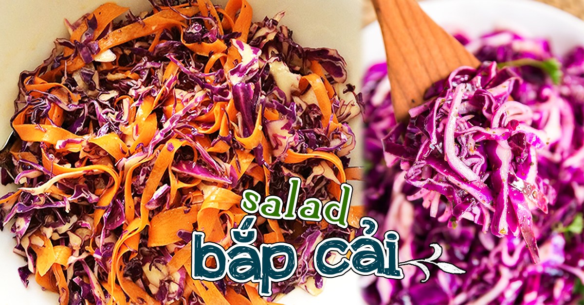 Cách làm salad bắp cải trộn mayonnaise thơm ngon bổ dưỡng