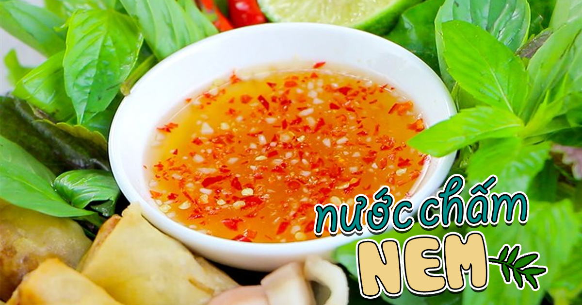 Cách pha nước chấm nem chua ngọt, cay cay, ngon thật ngon