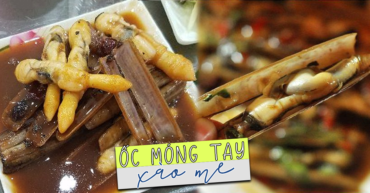 Cách làm ốc móng tay xào me chua cay ngon mê say