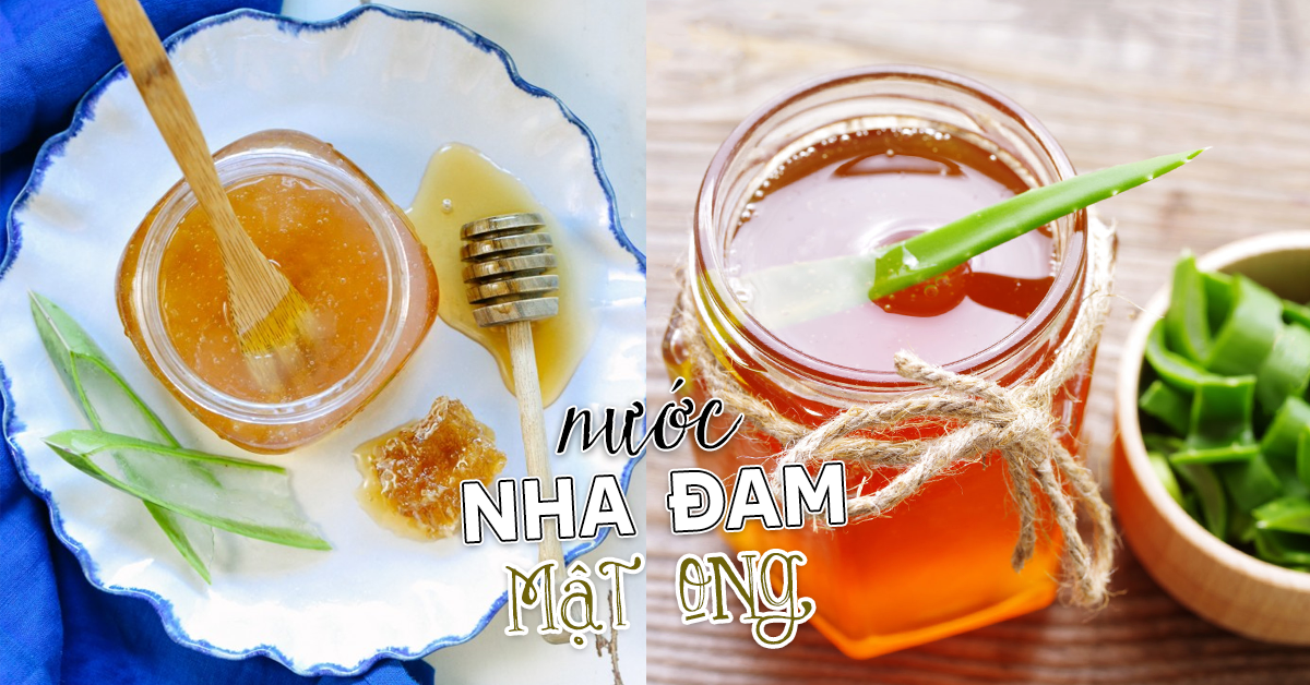 Cách làm nước nha đam mật ong trong tik tắk
