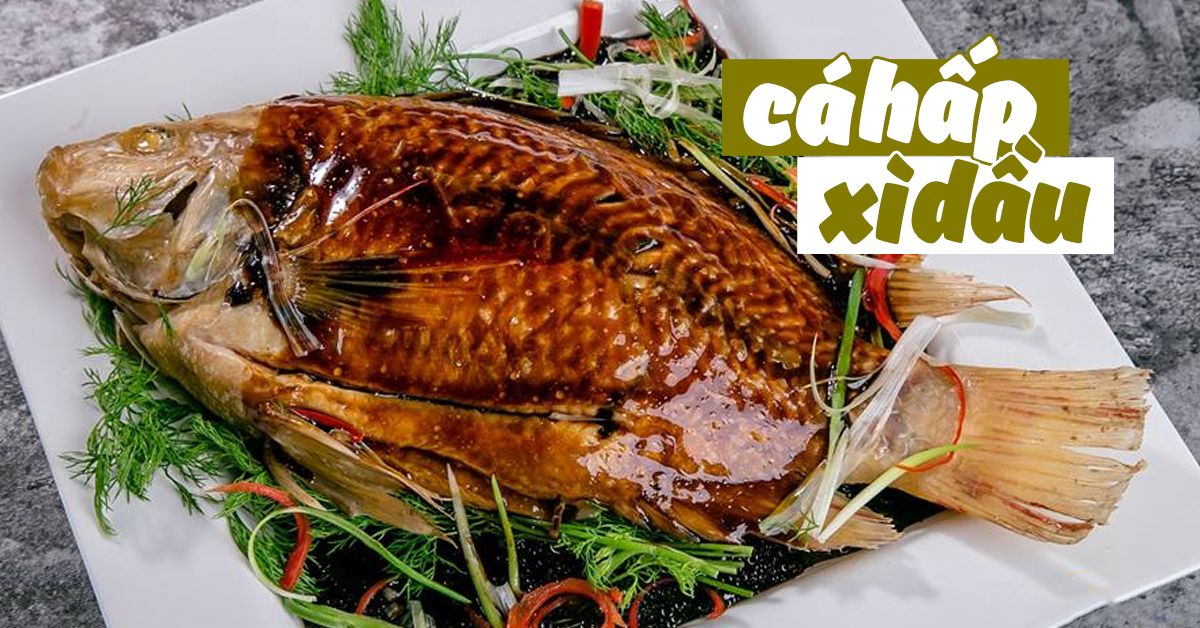 Cách làm cá diêu hồng hấp xì dầu đậm đà nước sốt, cá thịt mềm thơm