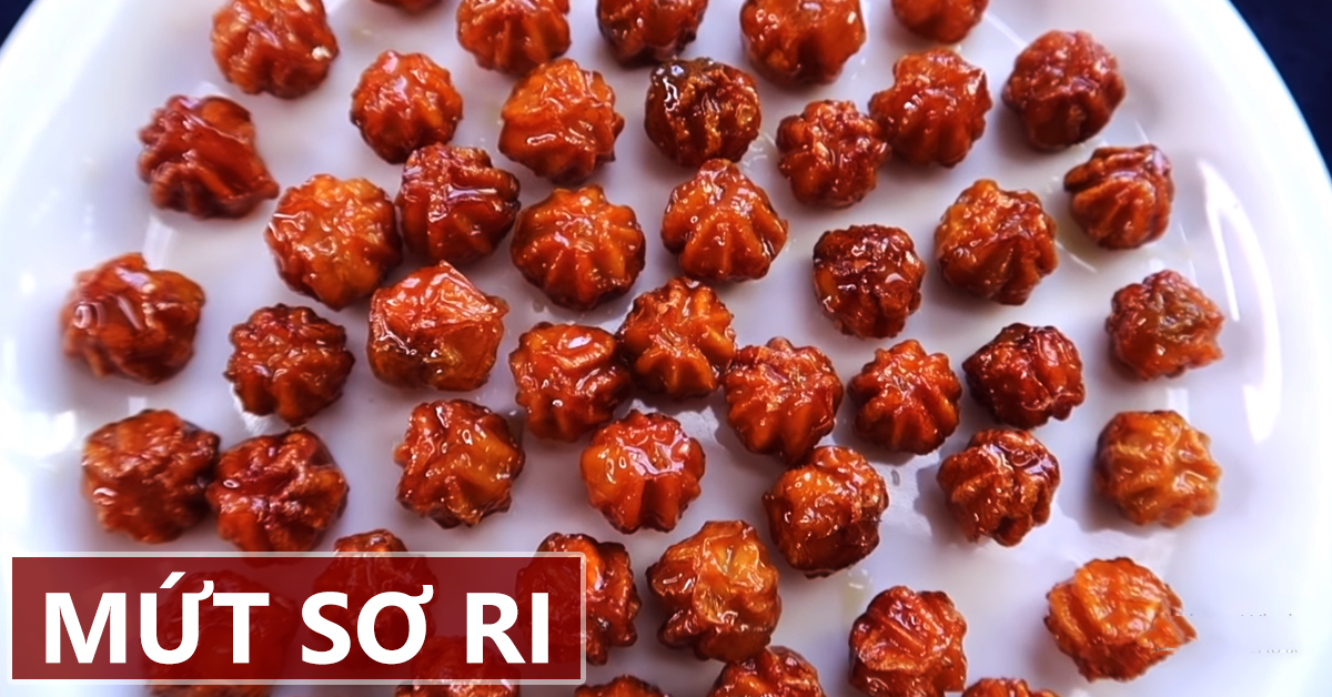 Cách làm mứt sơ ri dẻo ngọt tại nhà thật dễ dàng