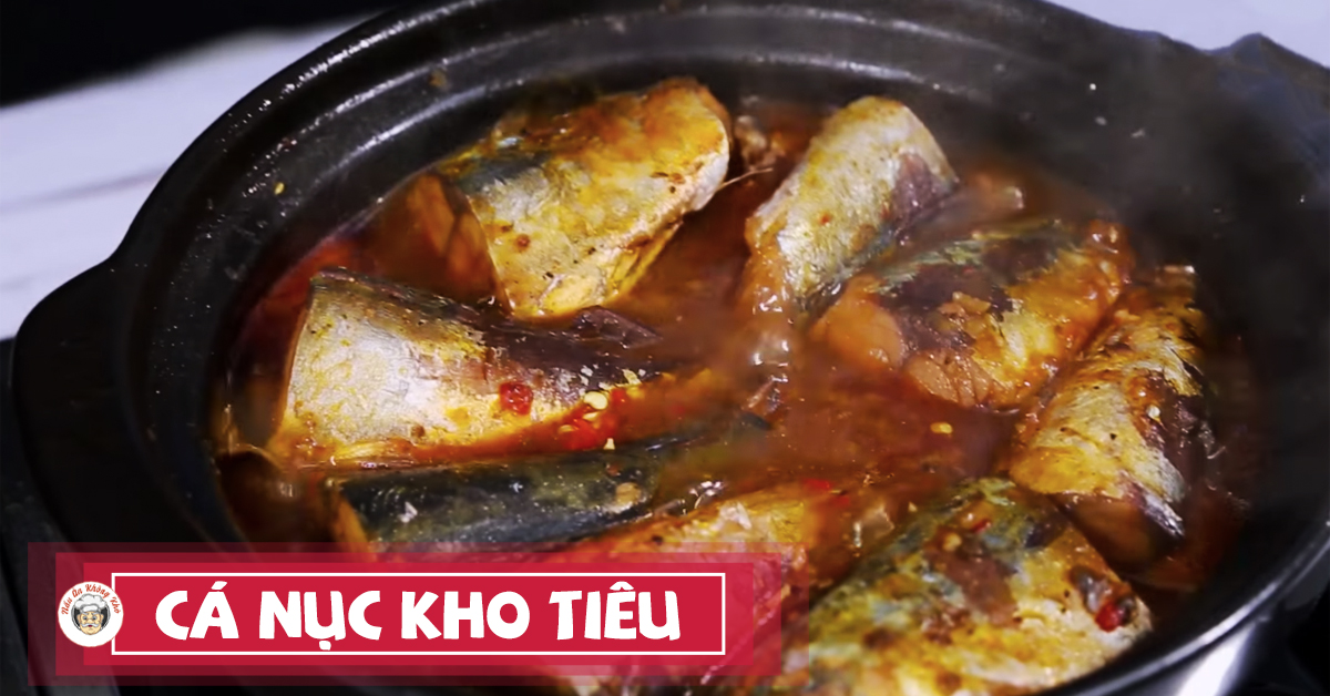 Cách làm cá nục kho tiêu cay thơm ngon quên sầu