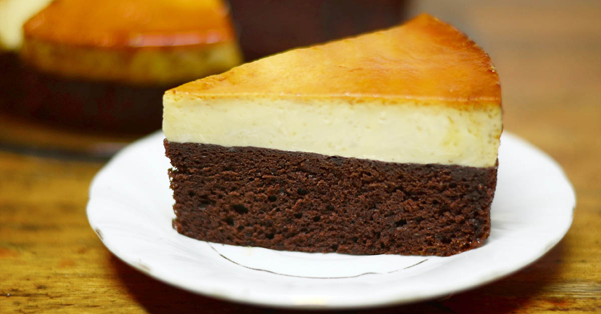 Cách làm bánh flan gato chocolate (gateau flan) mềm mịn, béo ngậy